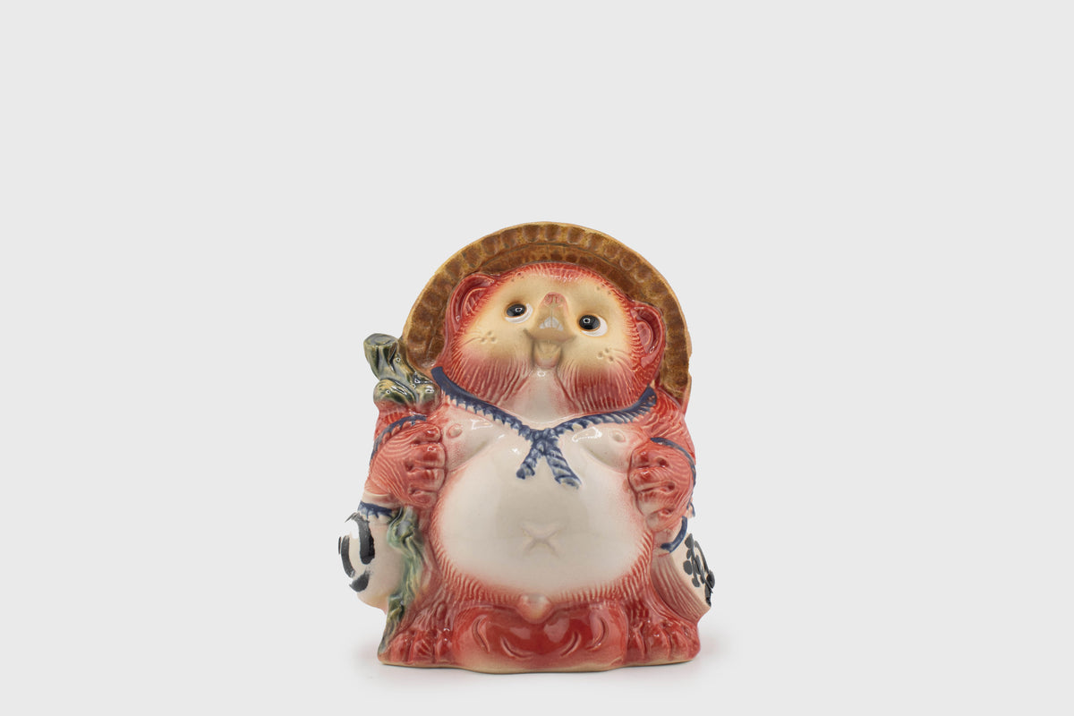 Shigaraki Ware Tanuki Large [Red]