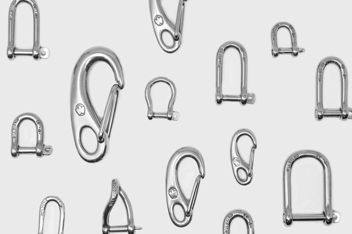 Self-Locking Twisted Steel Shackle [5mm] | BindleStore.