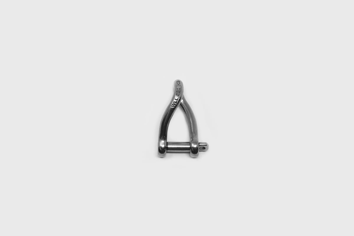 Self-Locking Twisted Steel Shackle [5mm] | BindleStore.