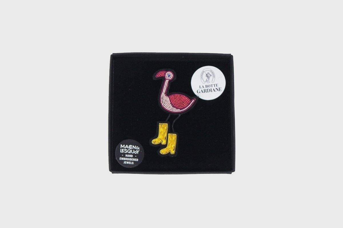 Guardian Flamingo Brooch | BindleStore.